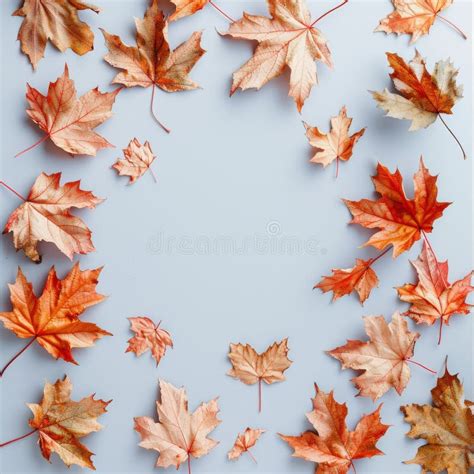 Autumn Maple Leaf Border Stock Illustration Illustration Of Beautiful 325488401