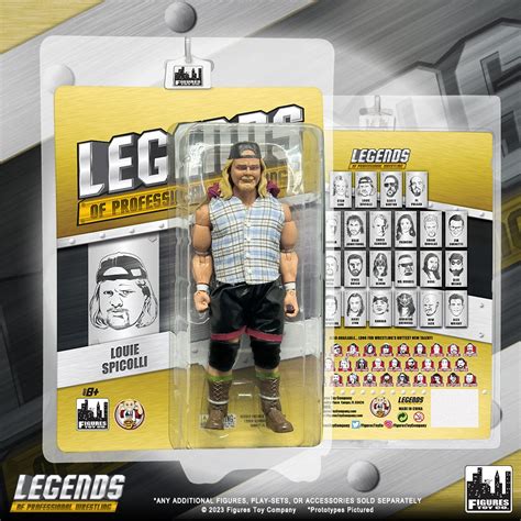 Legends Of Professional Wrestling Series Action Figures Louie Spicoll