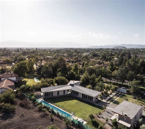 Masfernandez Arquitectura Tops Chilean Home With Triangular Skylight