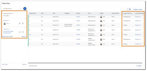 The Worklog Reports Businessmap Knowledge Base
