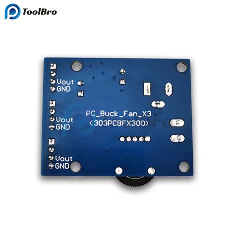 3ch 3a Pwm Db Compotn Chassis Ventilátor Vezérlő Szabályozó Modul Dc
