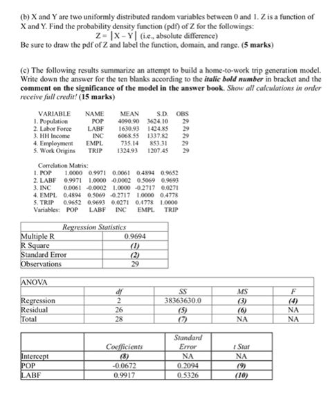 solved b x and y are two uniformly distributed random
