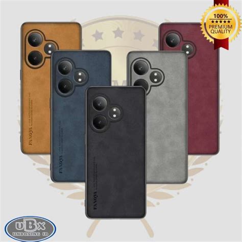Jual Case Realme Gt 6 Case Pu Leather Premium Softcase Di Seller