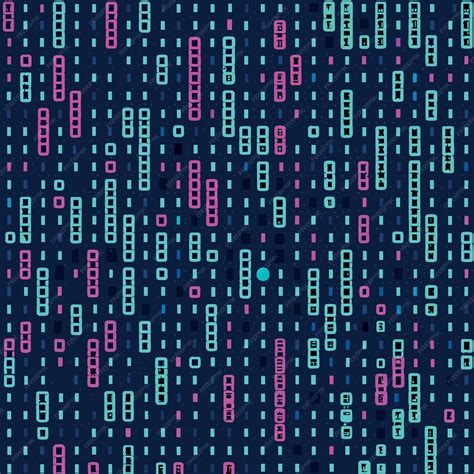 premium vector binary code seamless horizontal pattern digital technology background abstract