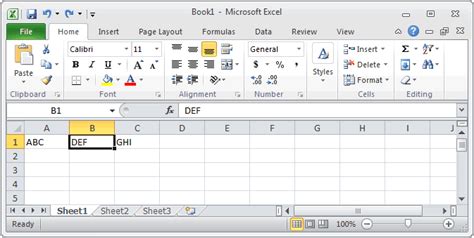 MS Excel 2010 Insert A New Column