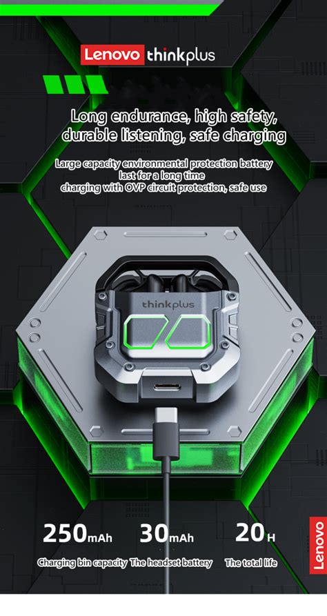 Lenovo Xt Gaming Earbuds Bt Audifonos Thinkplus Tws Headset True Wireless Earphone