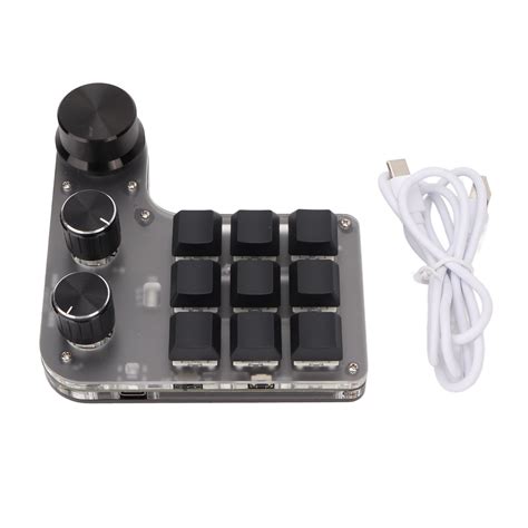 Teclado Para Juegos Osu Teclado Macro Programable Miniteclado De 9