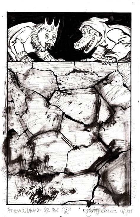 Polygondwanaland Comic Original Art For Sale Rkgatlw