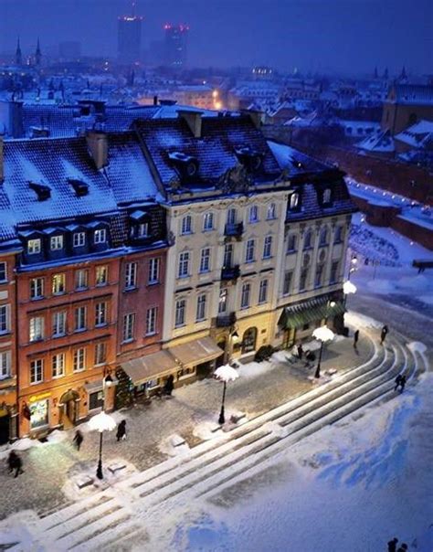 Winter in Old Town Warsaw