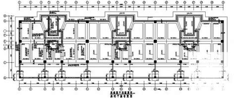 17层框剪结构住宅楼结构施工cad图纸（6度抗震） Dwg下载 豆豆网