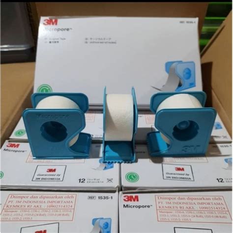 Jual Micropore 1 Inci 2 Inci 1 2 Inci 3m Shopee Indonesia