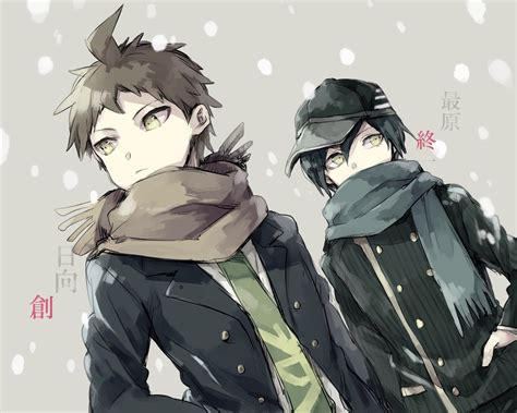 Hinata Hajime And Saihara Shuichi Danganronpa And 2 More Drawn By