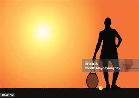 테니트 장면 테니스에 대한 스톡 벡터 아트 및 기타 이미지 테니스 여자 건강한 생활방식 Istock