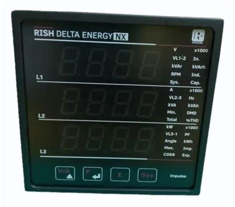 Three Phase D31 Rish Delta Energy Nx Multifunction Meter At ₹ 4897 In