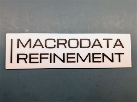 Macrodata Refinement Room Sign By Tahller Makerworld Download Free 3d Models