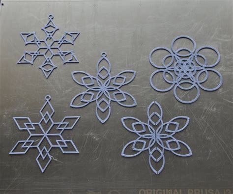How To Make A 3d Printed 6 Pointed Snowflake Tinkercad