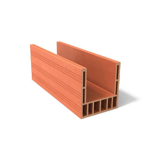 BIO BRIC Brique linteau rectifié terre cuite réservation de cm x x mm POINT P