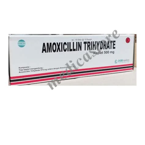 Amoxicillin Kaplet 500 Mg Harga Manfaat Kandungan Dosis Indikasi