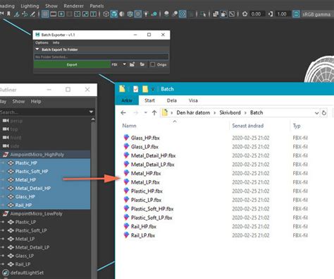 Artstation Maya Batch Exporter 11 Resources