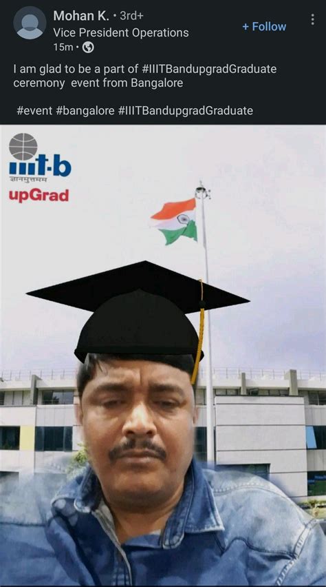 Iiit B Graduation Ceremony Upgrad Graduation Ceremony