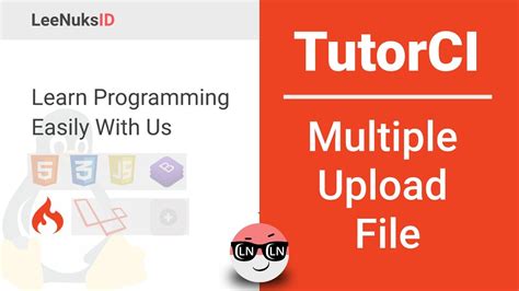 Multiple Upload File Database Di Codeigniter 3 Tutorci Youtube