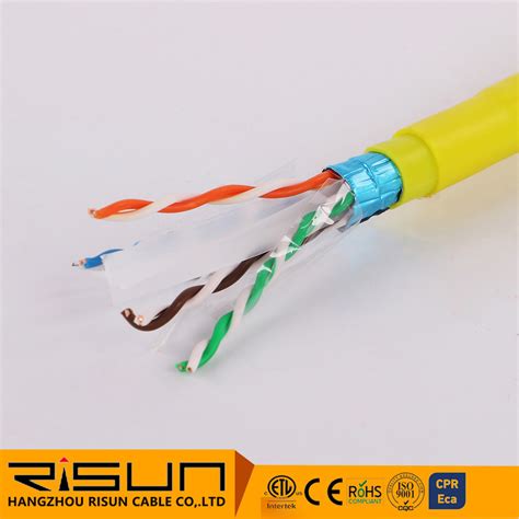 Ftp Cat6 Cable Flexible Cables 24 Awg 4 Pair Solid Conductor Cat 6 And Cat6