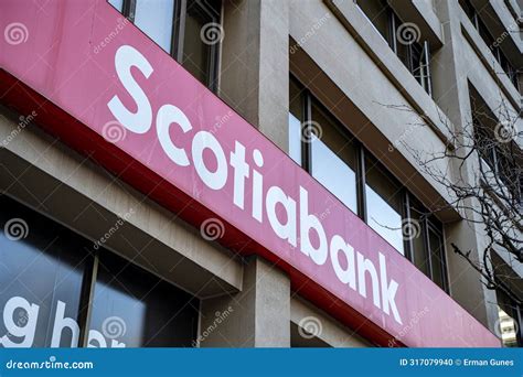 Scotiabank Logo Sign Editorial Image Image Of Bank 317079940