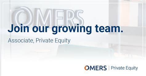 Omers Private Equity On Linkedin Senior Associate Private Equity
