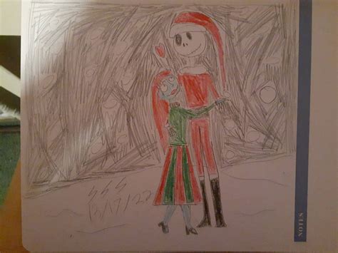 Jack X Sally Christmas Dance By Roseprincessarts On Deviantart