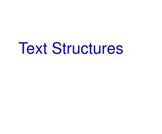 PPT Text Structures PowerPoint Presentation Free Download ID 2502265