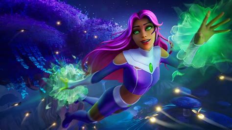 Teen Titans Starfire Bolts Into Fortnite