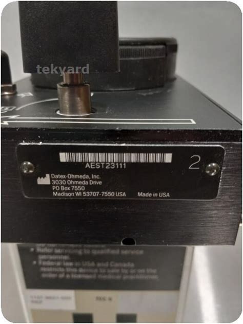 Tec 6 Plus Desflurane Anesthesia Vaporizer Auction