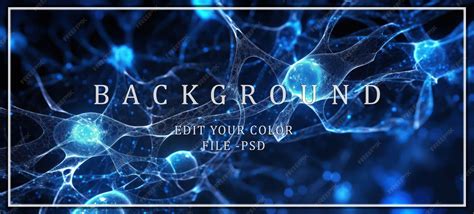 Abstract Neural Network Structure Premium Ai Generated Psd