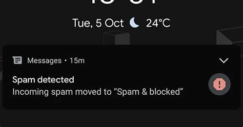 My Phone Blocks Spam Messages Only To Spam Me With Notifications Of It