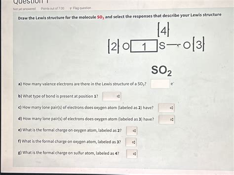 Solved Draw The Lewis Structure For The Molecule SO2 And Chegg