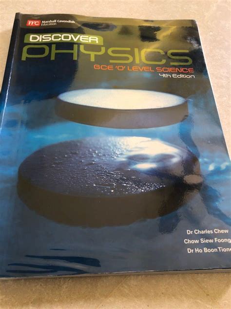 Discover Physics Gce O Level 4th Edition Hobbies And Toys Books And Magazines Assessment Books On