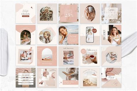 Wellness Instagram Template Wellness Instagram Posts Canva Etsy