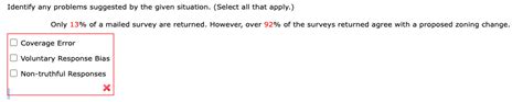 Solved Identify Any Problems Suggested By The Given