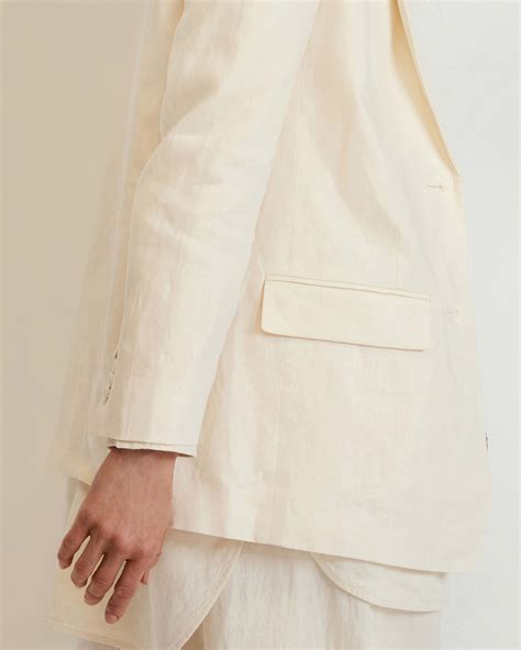 The Linen Oversized Blazer Canvas Everlane