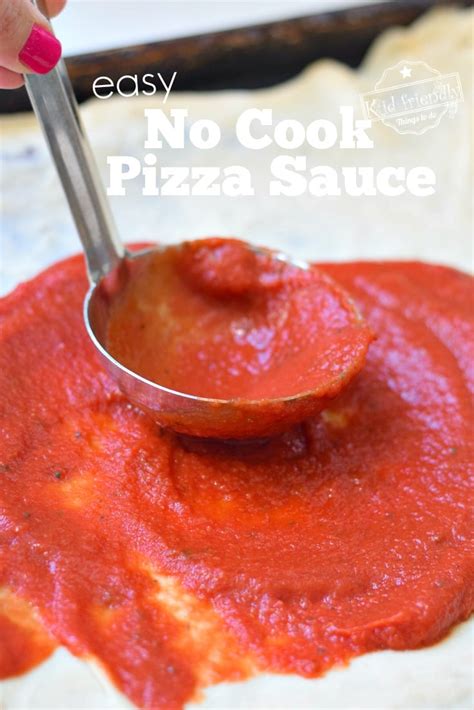 No Cook Pizza Sauce Recipe Easy And Delicious