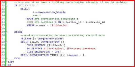 Service Broker Tickling OR How To Run A Procedure Asynchronously Every