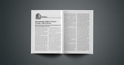 Homosexuality Biblical Guidance Through A Moral Morass Christianity