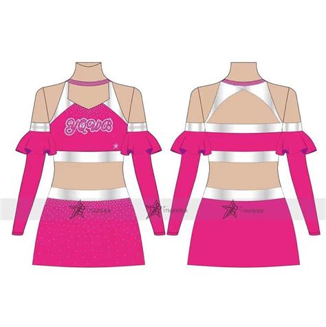 Cheerleading Uniform Customized Spandex