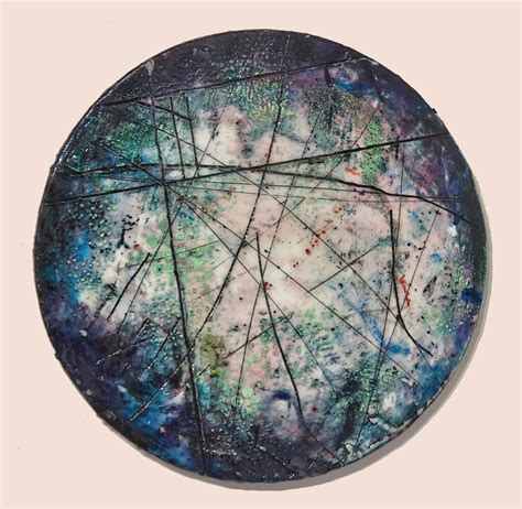 Mark Perlmans Encaustic Microcosms Diagram Otherworldly Elements 48