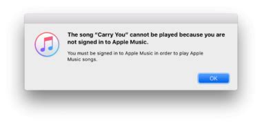 Ways To Fix You Are Not Signed In To Apple Music Error Saint