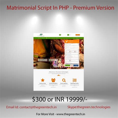 Matrimonial Script In Php