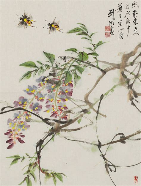 刘阔花鸟画作品赏析：笔墨鲜活灵动，造型清晰准确花鸟画家