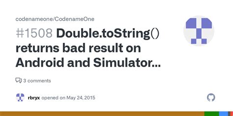 Doubletostring Returns Bad Result On Android And Simulator Ok On