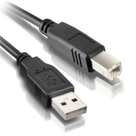 Cabo USB AM BM Preto Metros LTM INFO VENDA DE CARTUCHOS E MANUTENÇÃO DE IMPRESSORAS