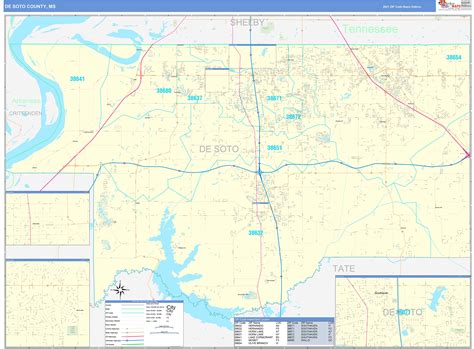 Desoto County Zip Code Map At Kenneth Locke Blog